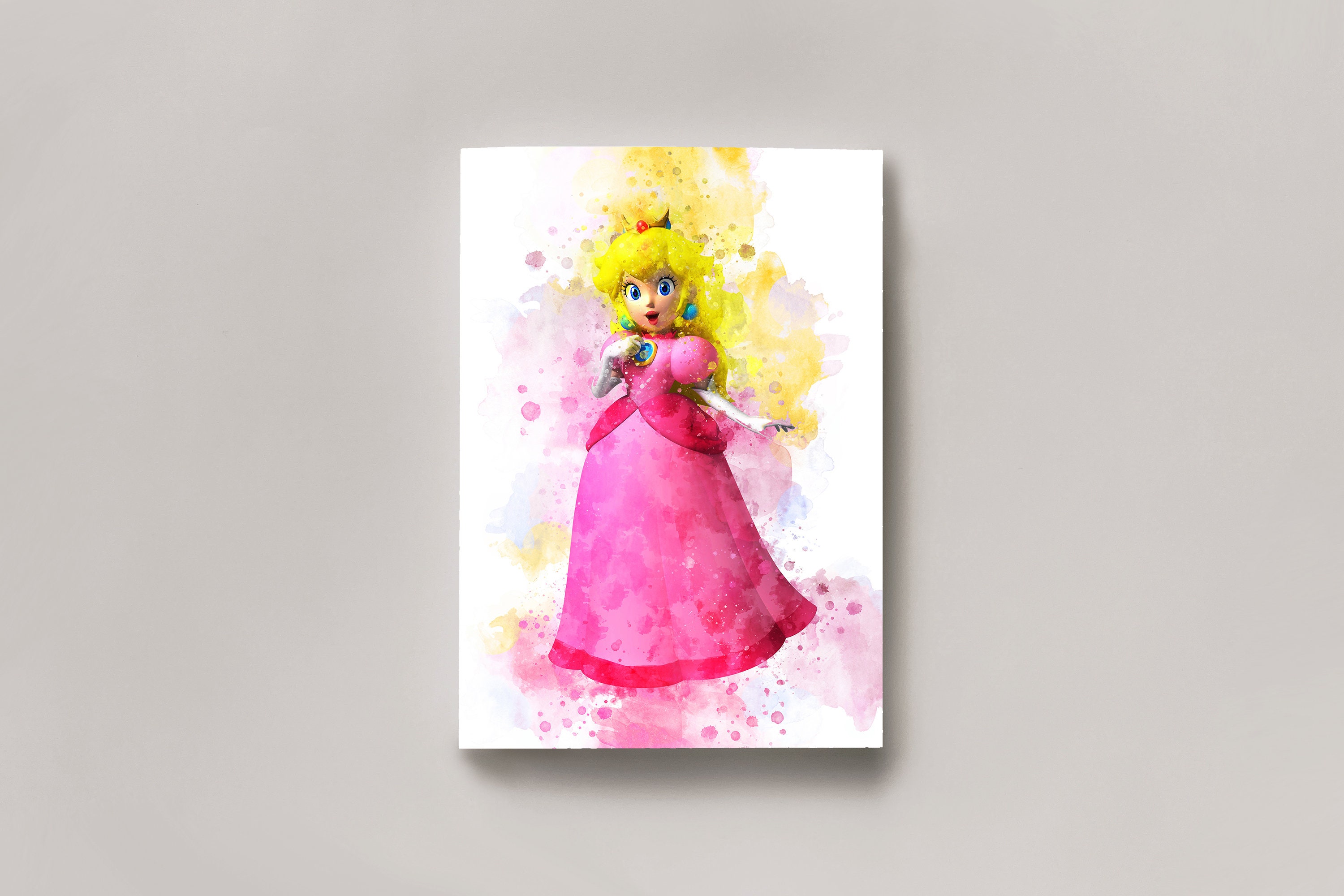 Super Mario Bros Watercolour Prints Set of 6 Mario Poster - Etsy UK