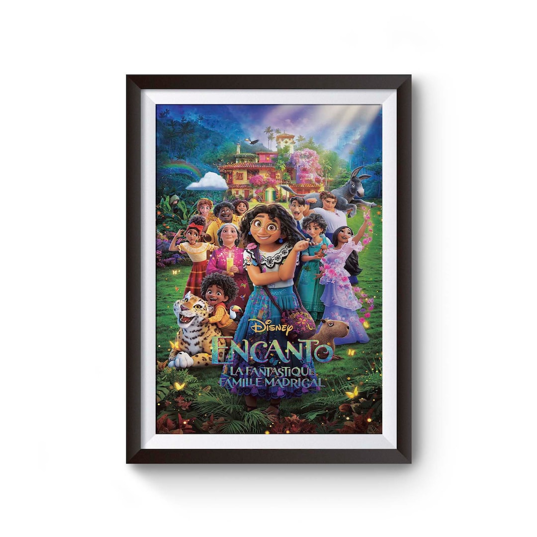 Disney Encanto Movie Poster Wall Art Print, Film Poster Print, Home ...
