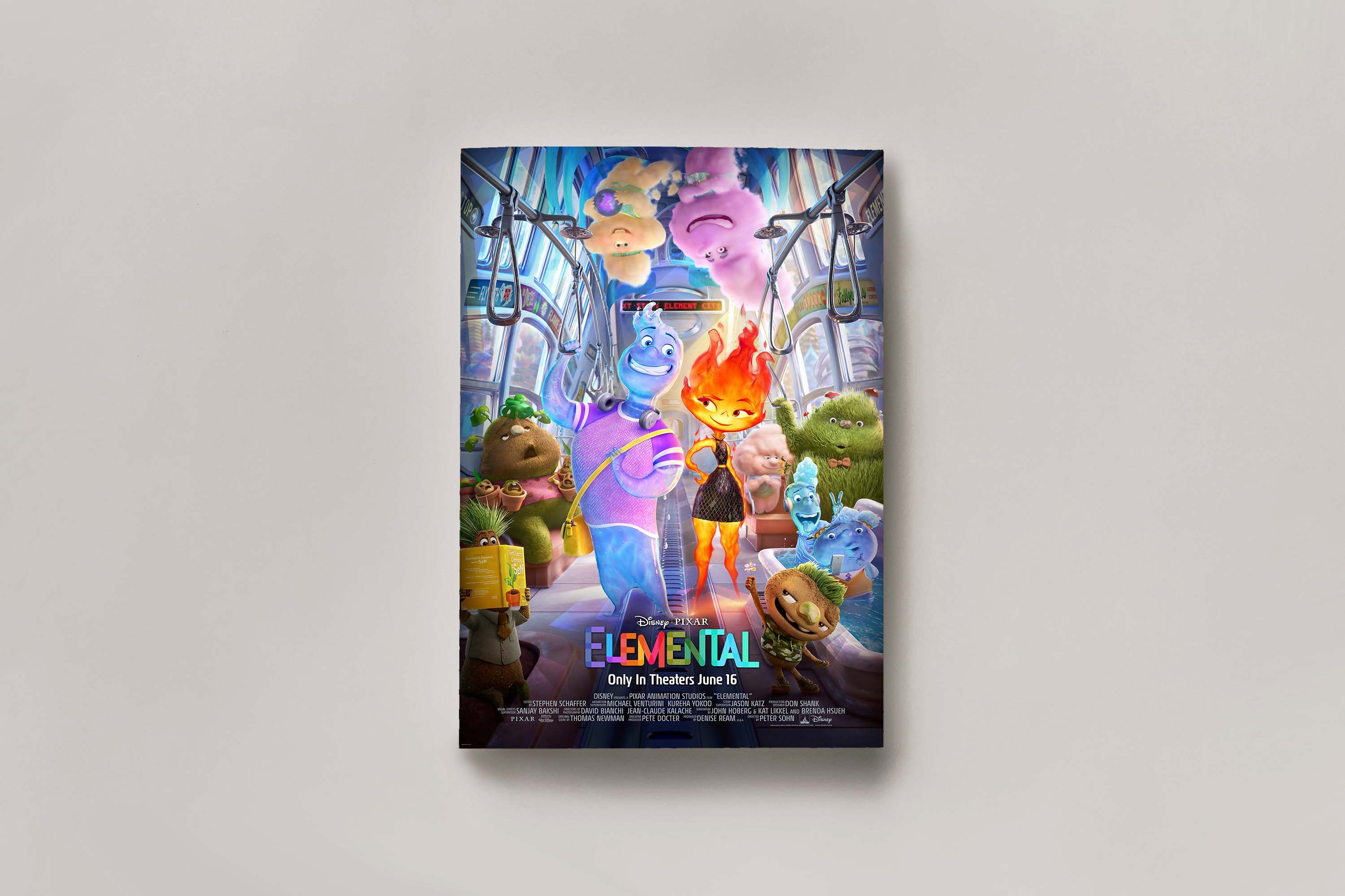 Disney Pixar Elemental 2023 Movie Poster Wall Art Print Film - Etsy