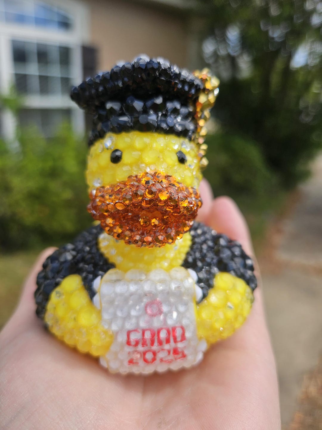 2025 Graduation Rhinestone Rubber Duck, Jeep Dashboard Duck, Lucky Duck ...