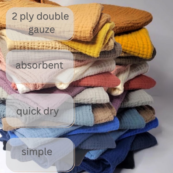 Gauze Kitchen Towel Set - Etsy