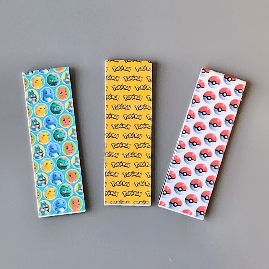 Pokemon Book Marks - Etsy