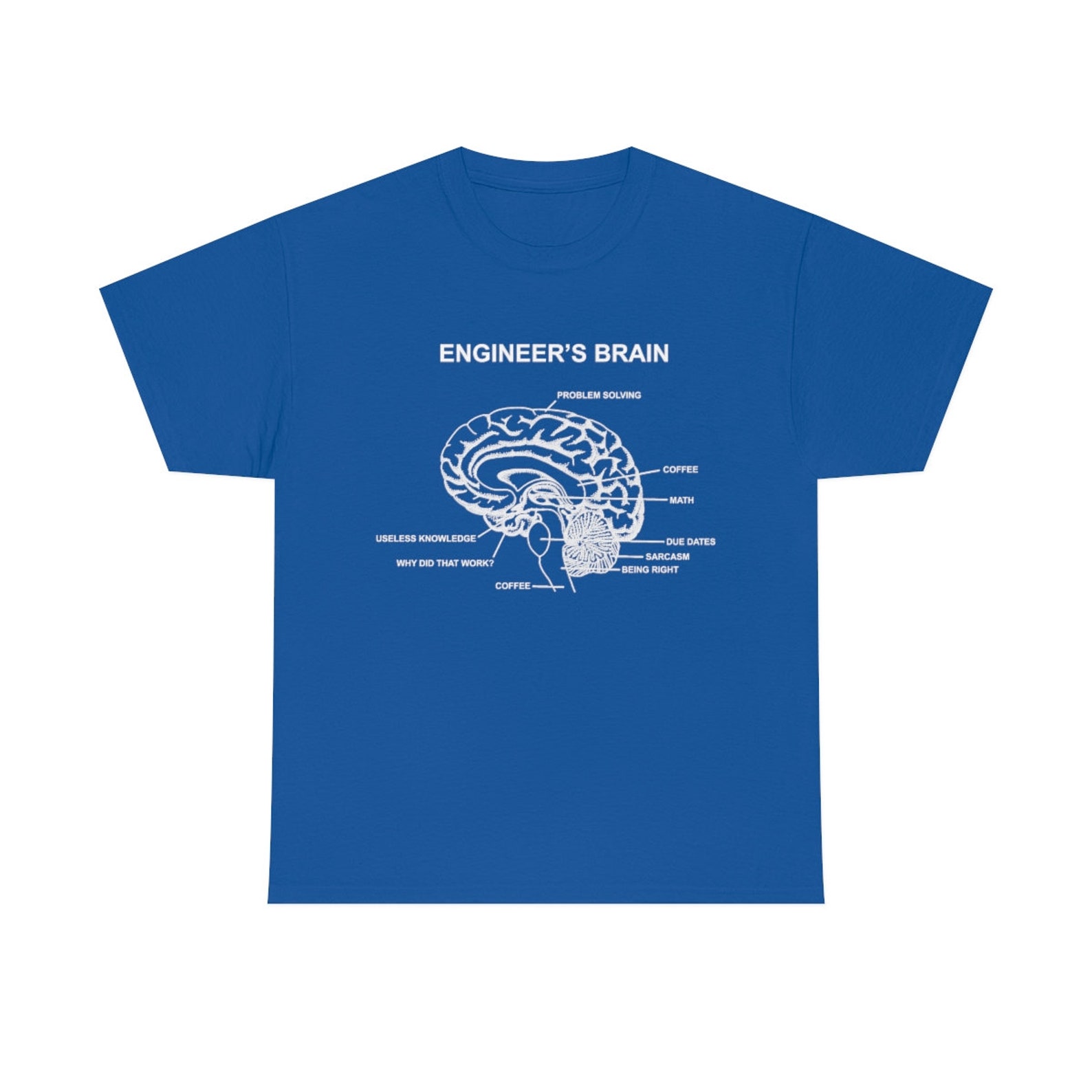 ENGINEER BRAIN Engineer Shirt Engineer Gifts Engineer Shirt - Etsy