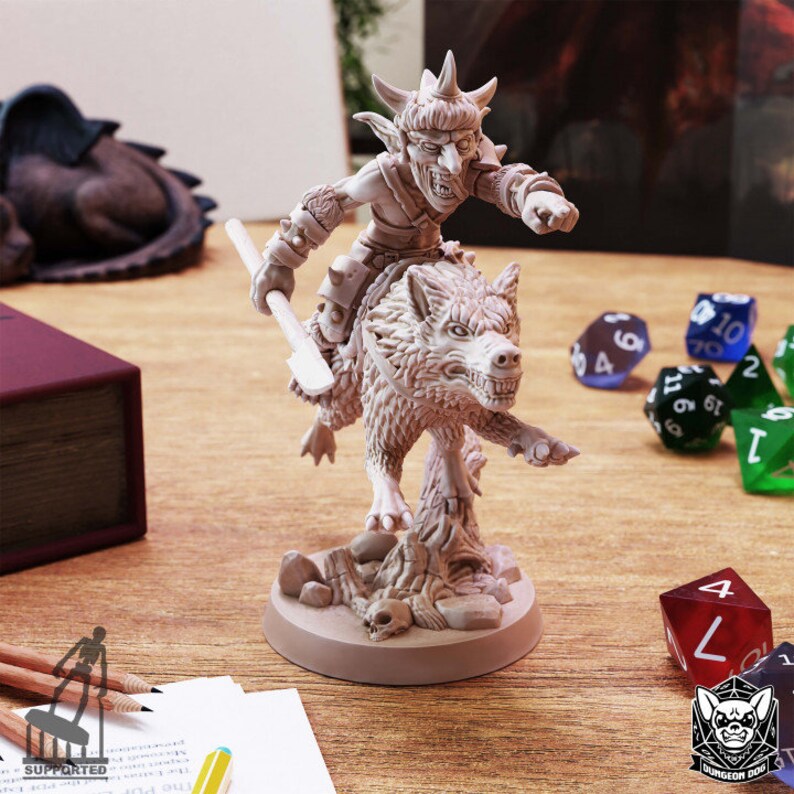 Goblin Rider Miniature Pack - Etsy