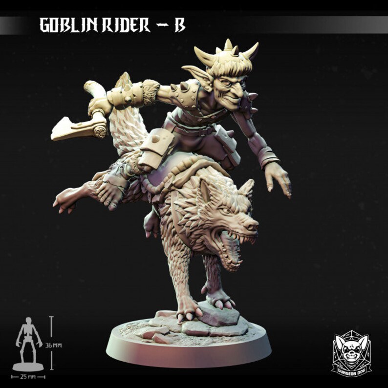 Goblin Rider Miniature Pack - Etsy