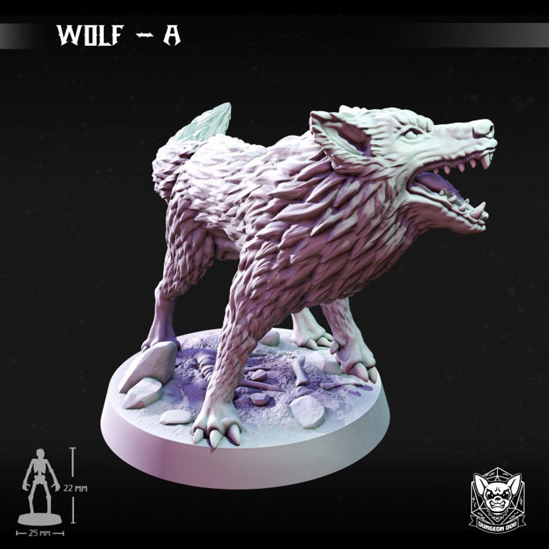 Wolf Miniature Pack - Etsy