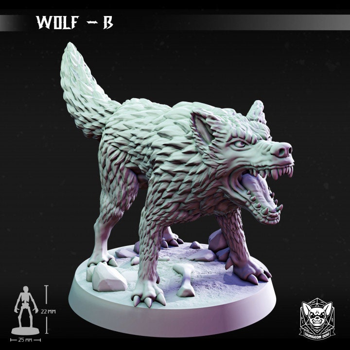 Wolf Miniature Pack - Etsy