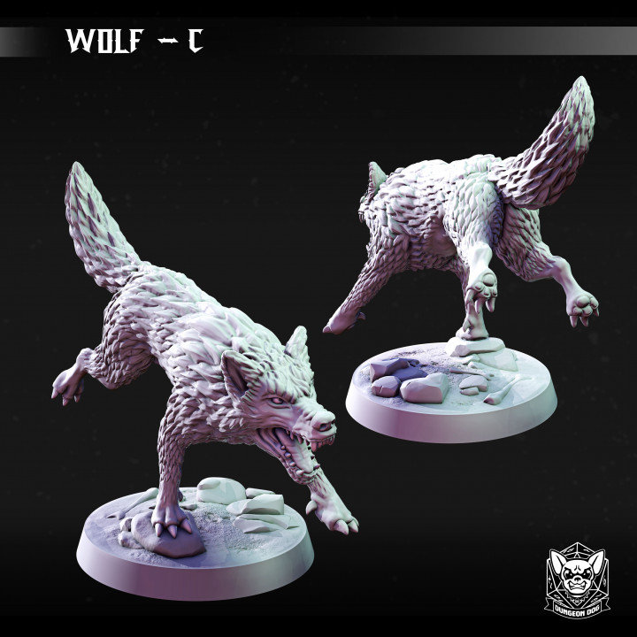 Wolf Miniature Pack - Etsy