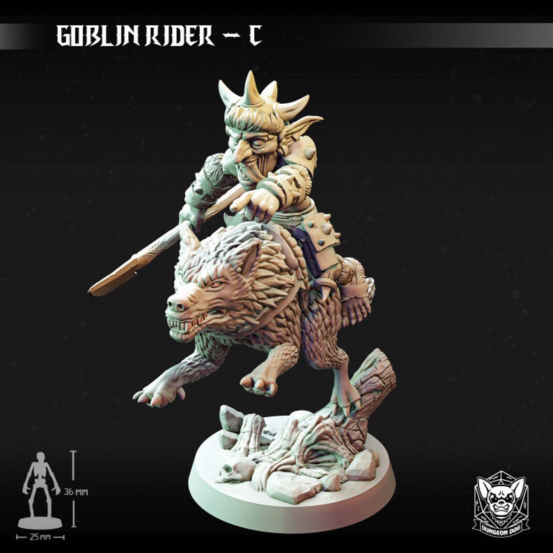 Goblin Rider Miniature Pack - Etsy