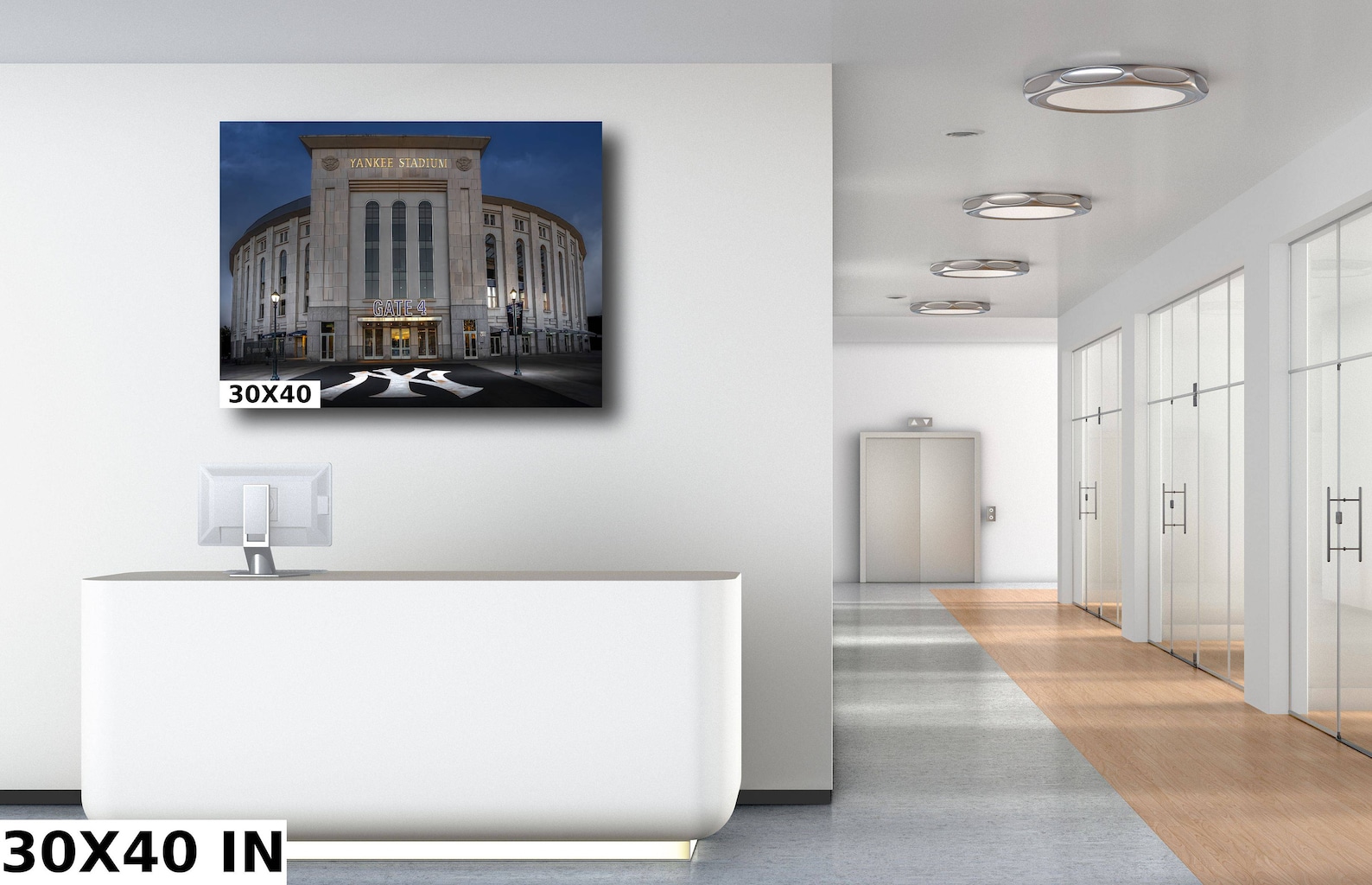 New York Yankees Stadium Gate 4 - Etsy