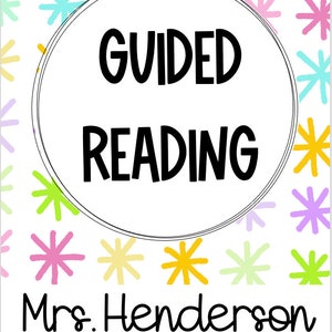 Editable Binder Covers and Spines bright Rainbow Accents - Etsy