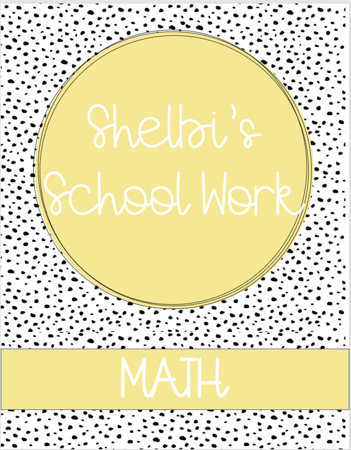 Editable Binder Covers and Spines spotted Rainbow Classroom Decor ...