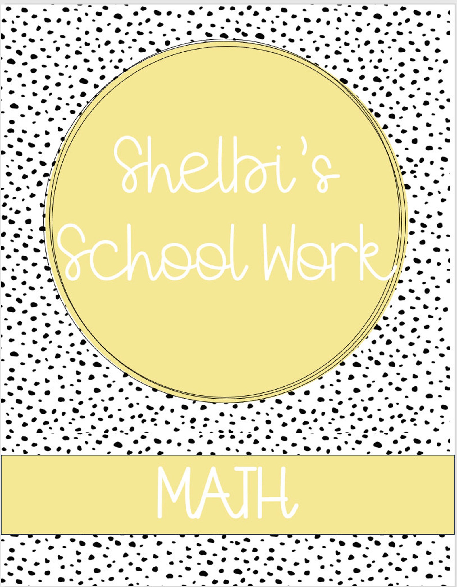 Editable Binder Covers and Spines spotted Rainbow Classroom Decor ...