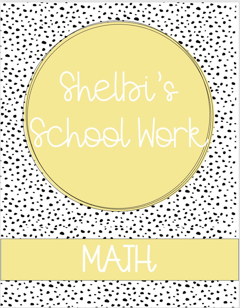 Editable Binder Covers and Spines spotted Rainbow Classroom Decor ...