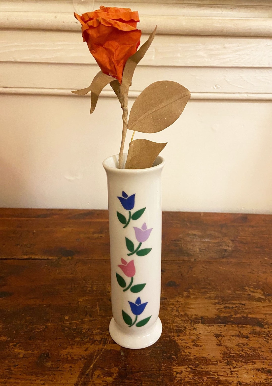 Vintage FTDA Tulip Vase - Etsy