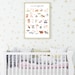 Set of 2 Animal Alphabet Posters, Alphabet Poster, Boho Nursery Decor ...