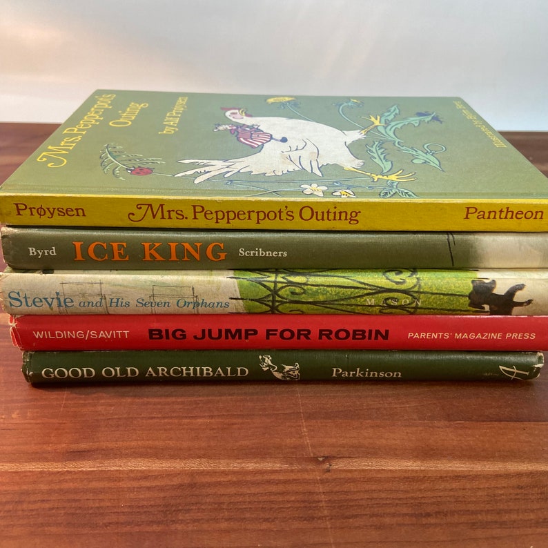 Set of 5 Vintage Childrens Weekly Reader Book Collection - Etsy