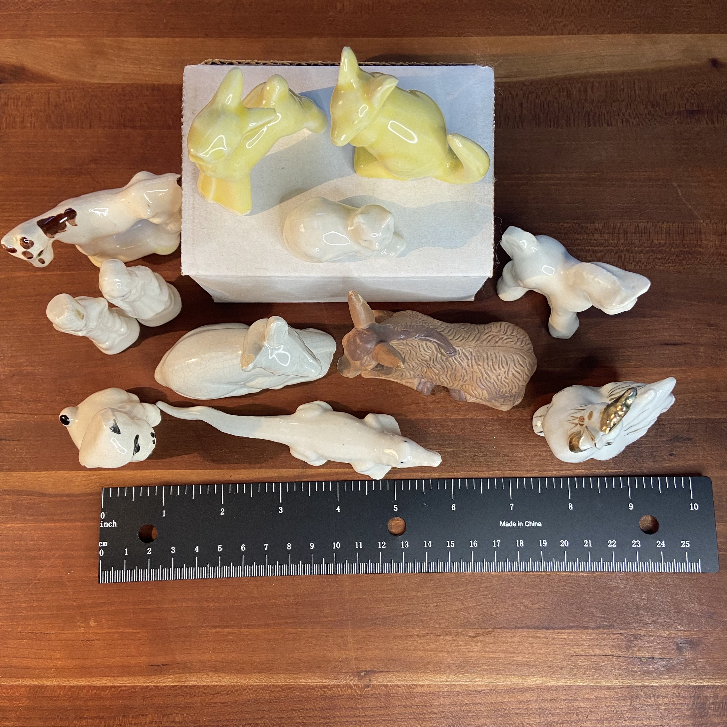 Various Collectible Miniature Ceramic Animals and Figurines - Etsy