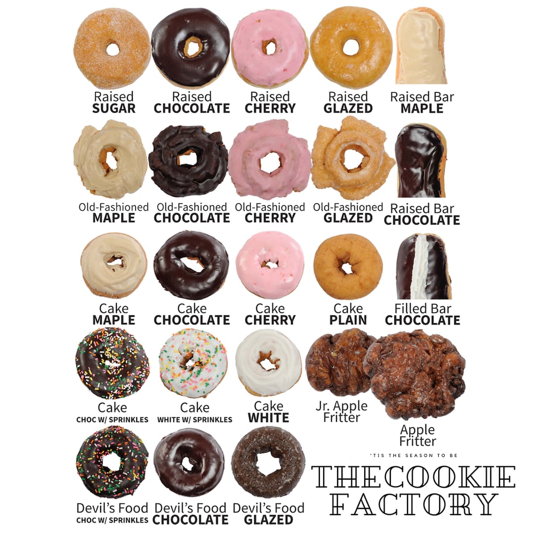 Old Fashioned Donuts Pick Your Flavor Etsy