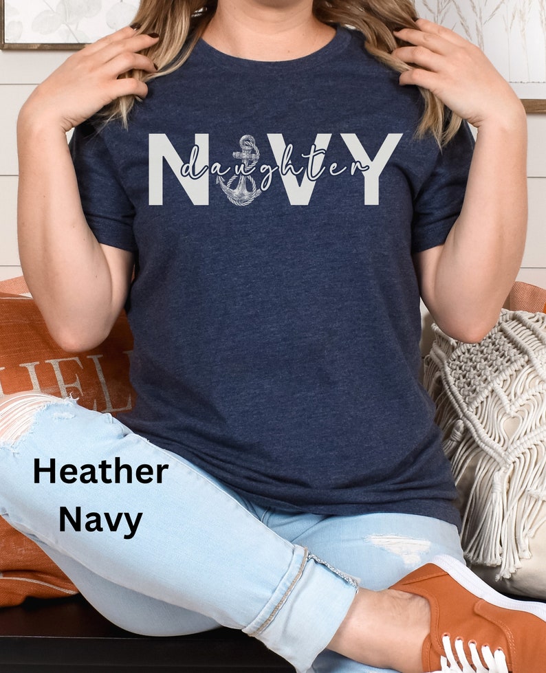 Navy Daughter T-shirt Armed Services Military Tee Year-round Apparel ...