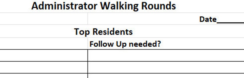 Administrator Walking Rounds - Etsy