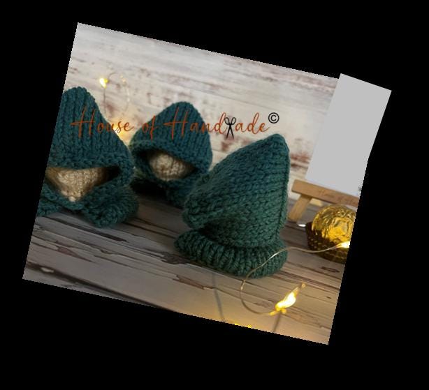 Hooded Cloak Ferrero Rocher Cover Knitting Pattern - Etsy UK