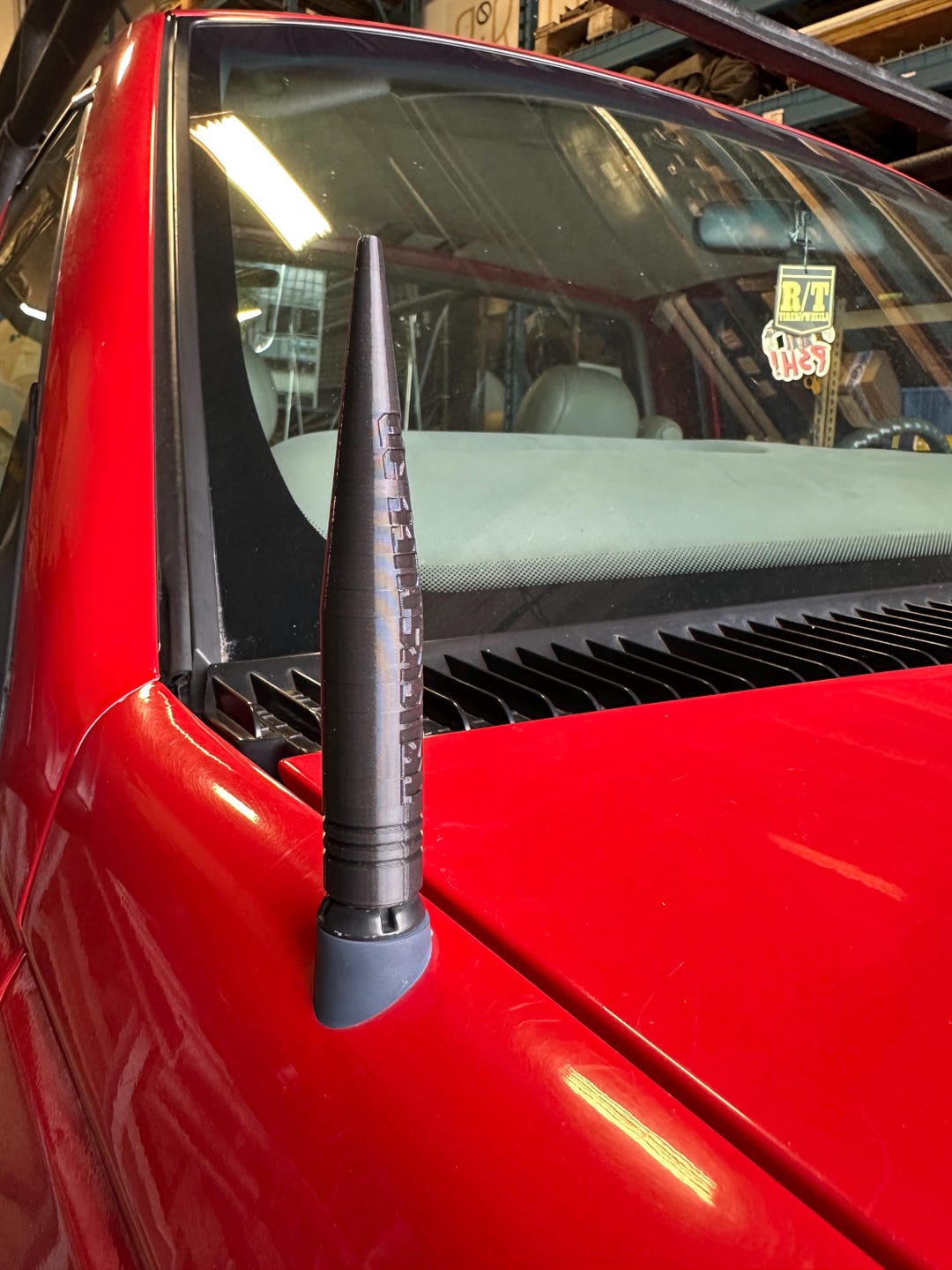 Ribbed Spike Antenna & Wiper Post Caps: 3D Printed Truck Parts 88-98 ...