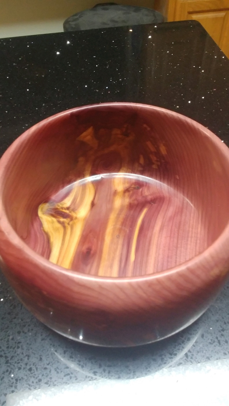 6 Red Cedar Wood Bowl - Etsy