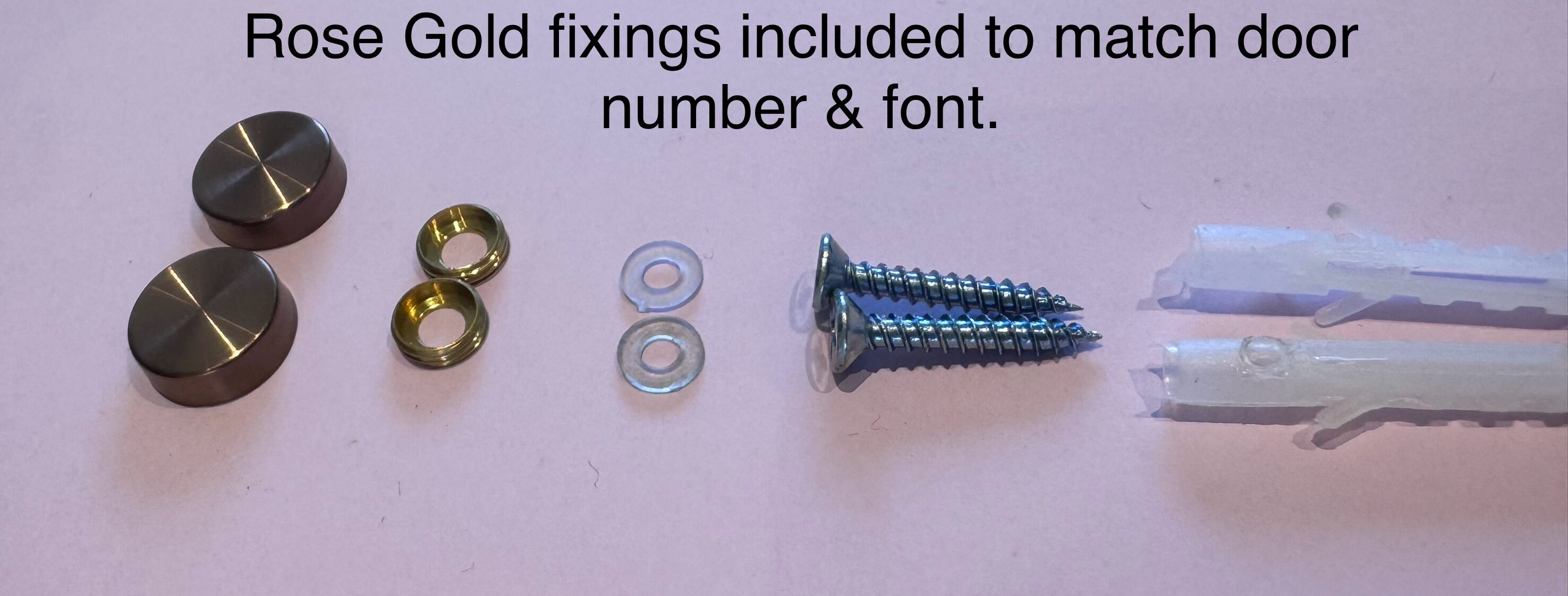 Acrylic Dusty Pink Address Sign/ A5 Door Number Plaque/ Modern Address ...