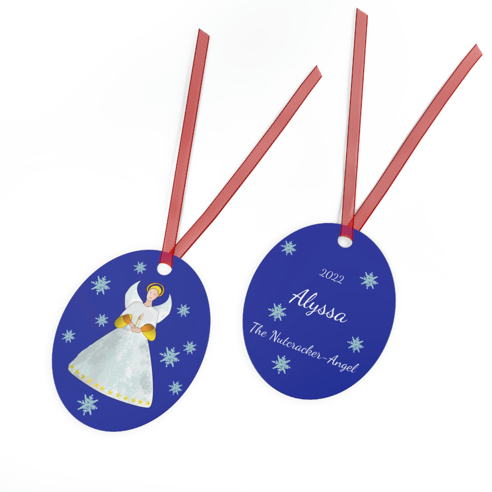 Personalized Nutcracker Angel Ornament, Ballet Ornament, Nutcracker ...