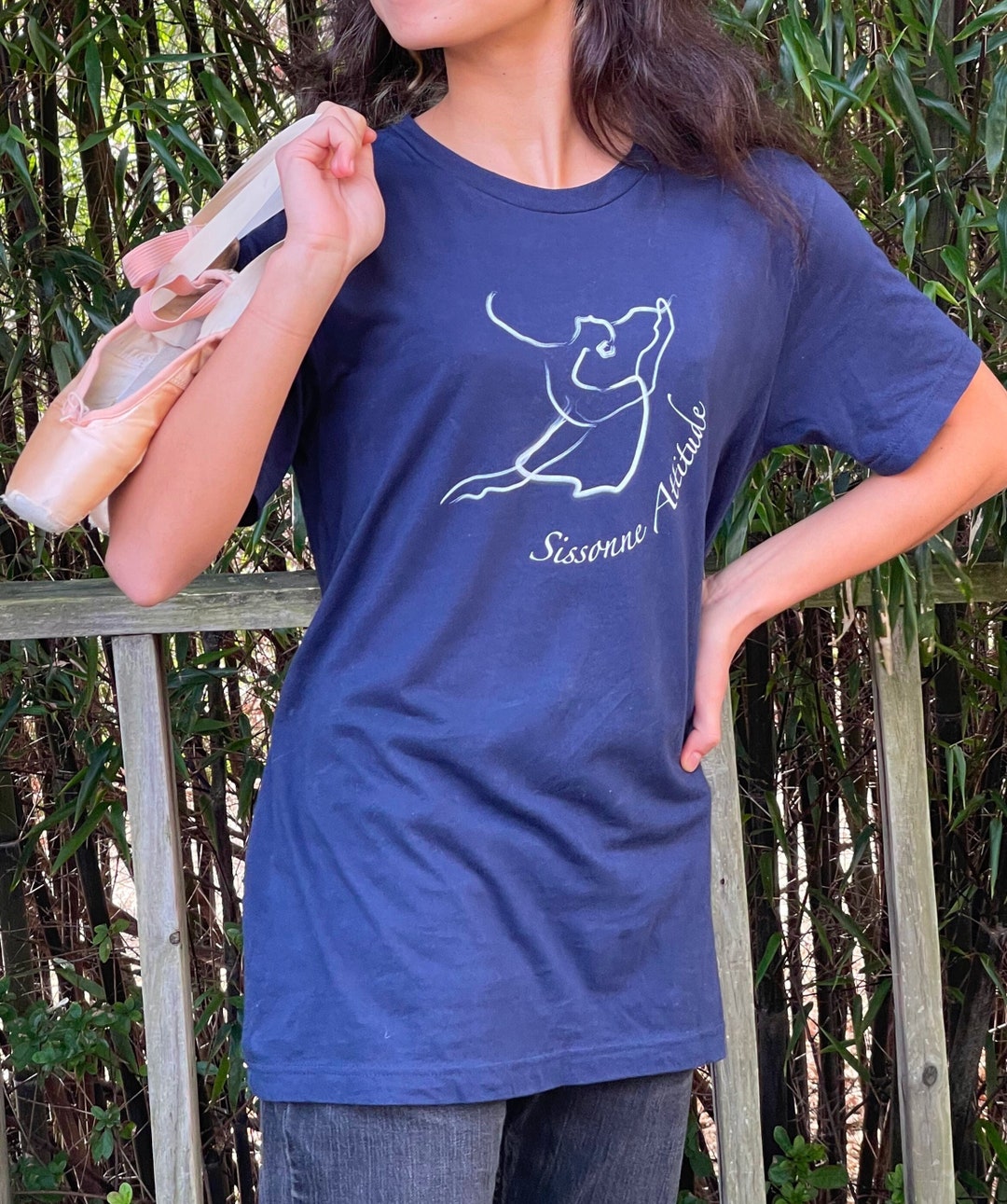 Ballet Tshirt, Dance Tshirt, Sissonne Attitude Ballet Leap, T-shirt for ...