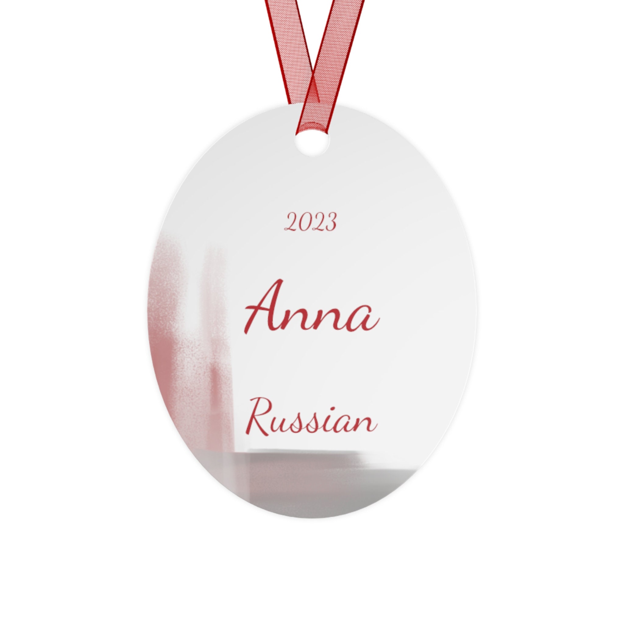 Personalized Candy Cane Nutcracker Ballet Metal Ornament, Russian ...