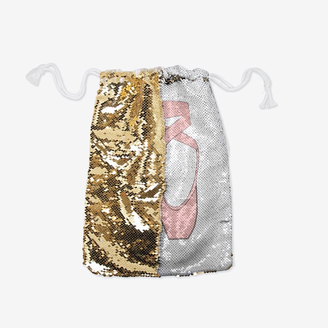 Personalized Pointe Shoe Bag, Ballerina String Bag, Ballet Gift for ...