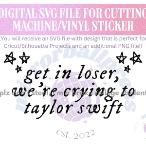Taylor Swift Inspired Digital SVG File (perfect for Cricut/silhouette ...