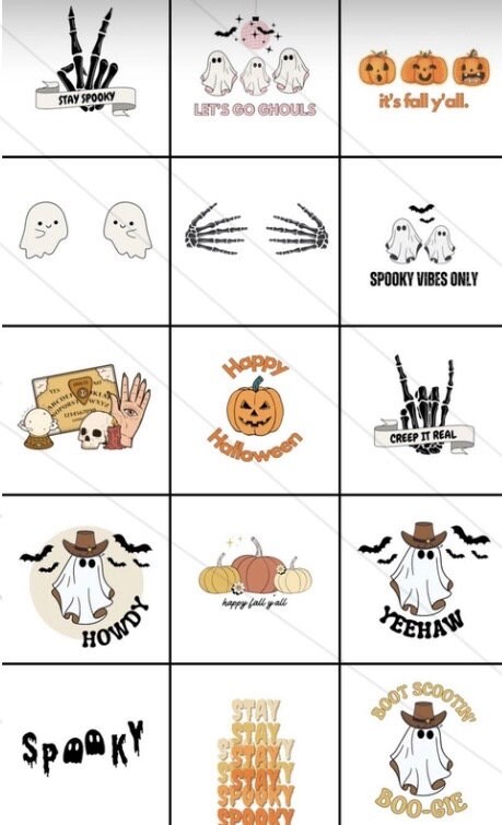 Halloween PNG SVG Bundle Digital Downloads Halloween Desert Western ...