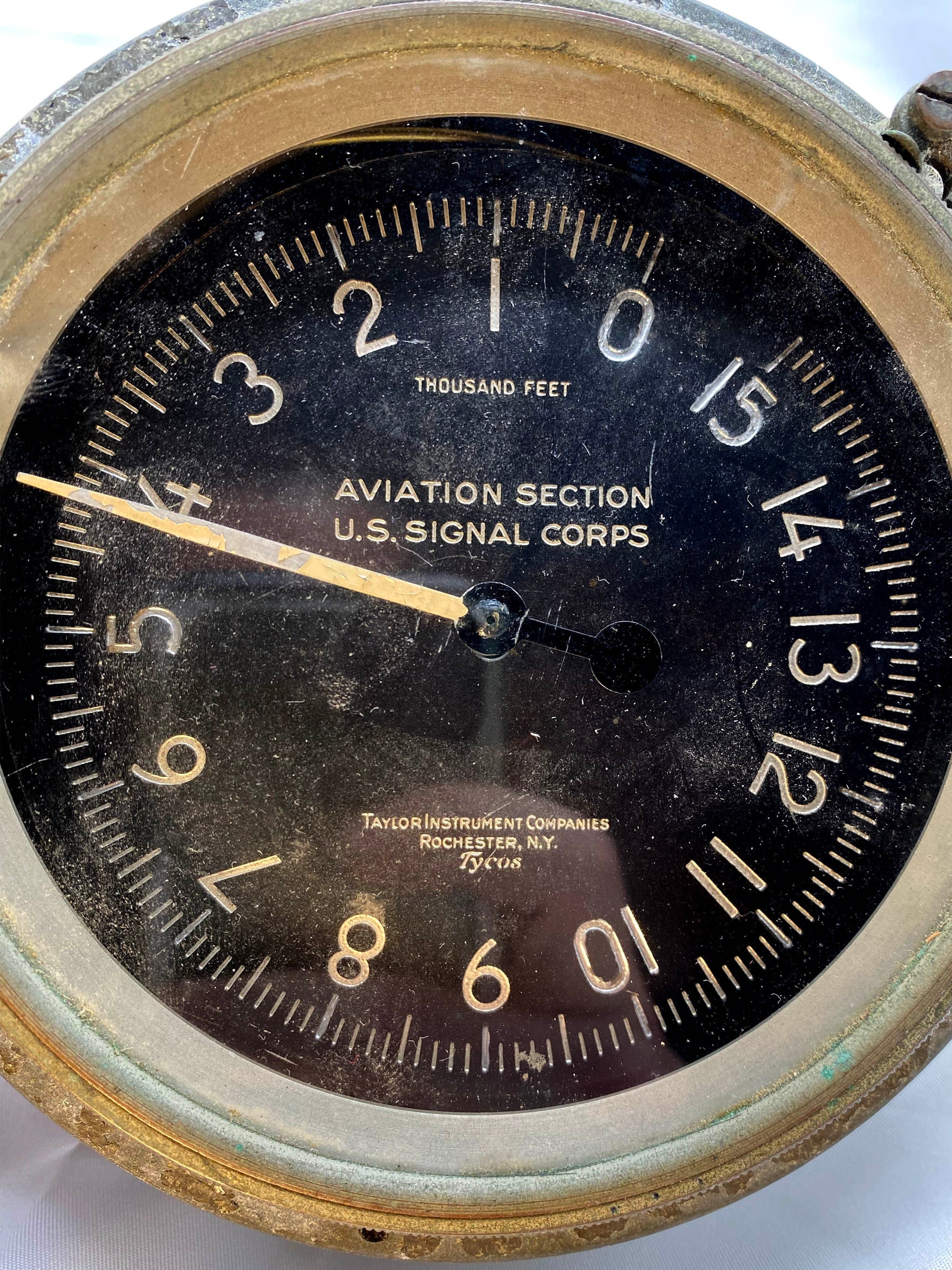 Tycos Altimeter, Air Section US Signal Corps, 15,000FT, WWI - Etsy