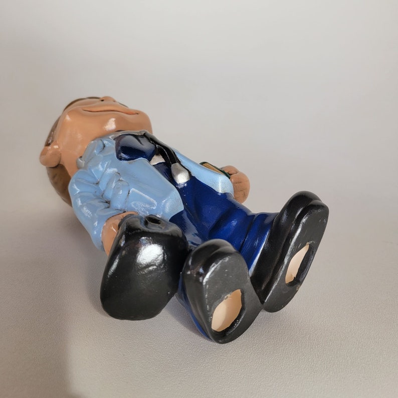 Vintage 70s Smiley Ceramic Doctor Figure Figurine Atlantic Mold 10.5 ...