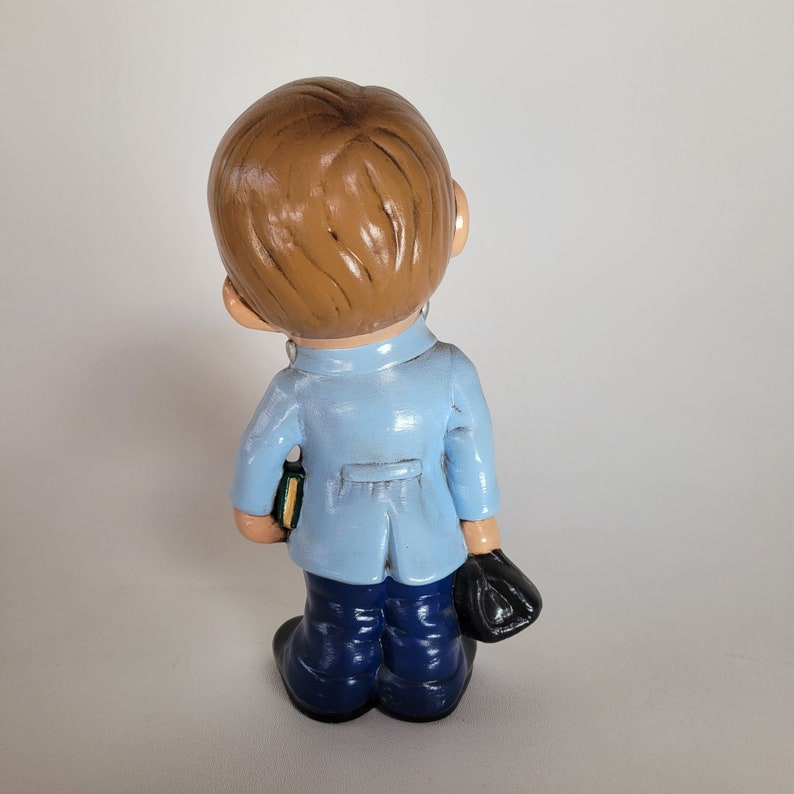 Vintage 70s Smiley Ceramic Doctor Figure Figurine Atlantic Mold 10.5 ...