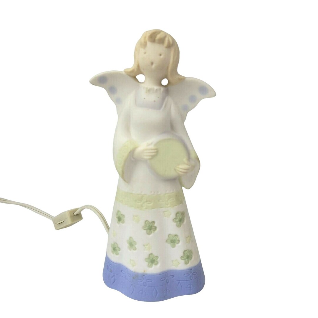 Vintage Porcelain Angel Underwriters Laboratories Plug in Night Light ...