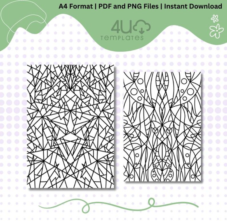 Coloring Pages, Abstract Patterns Coloring Pages, Relaxing Artistic ...