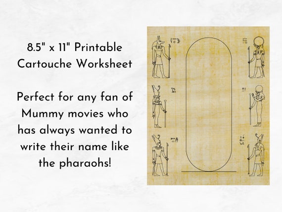 Hojas De Trabajo De Los Egipcios
