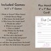 Editable Regency Bridal Shower Games Recipe Card Template Minimalist ...