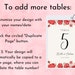 Editable Table Number Beauty and the Beast Fairytale Wedding - Etsy