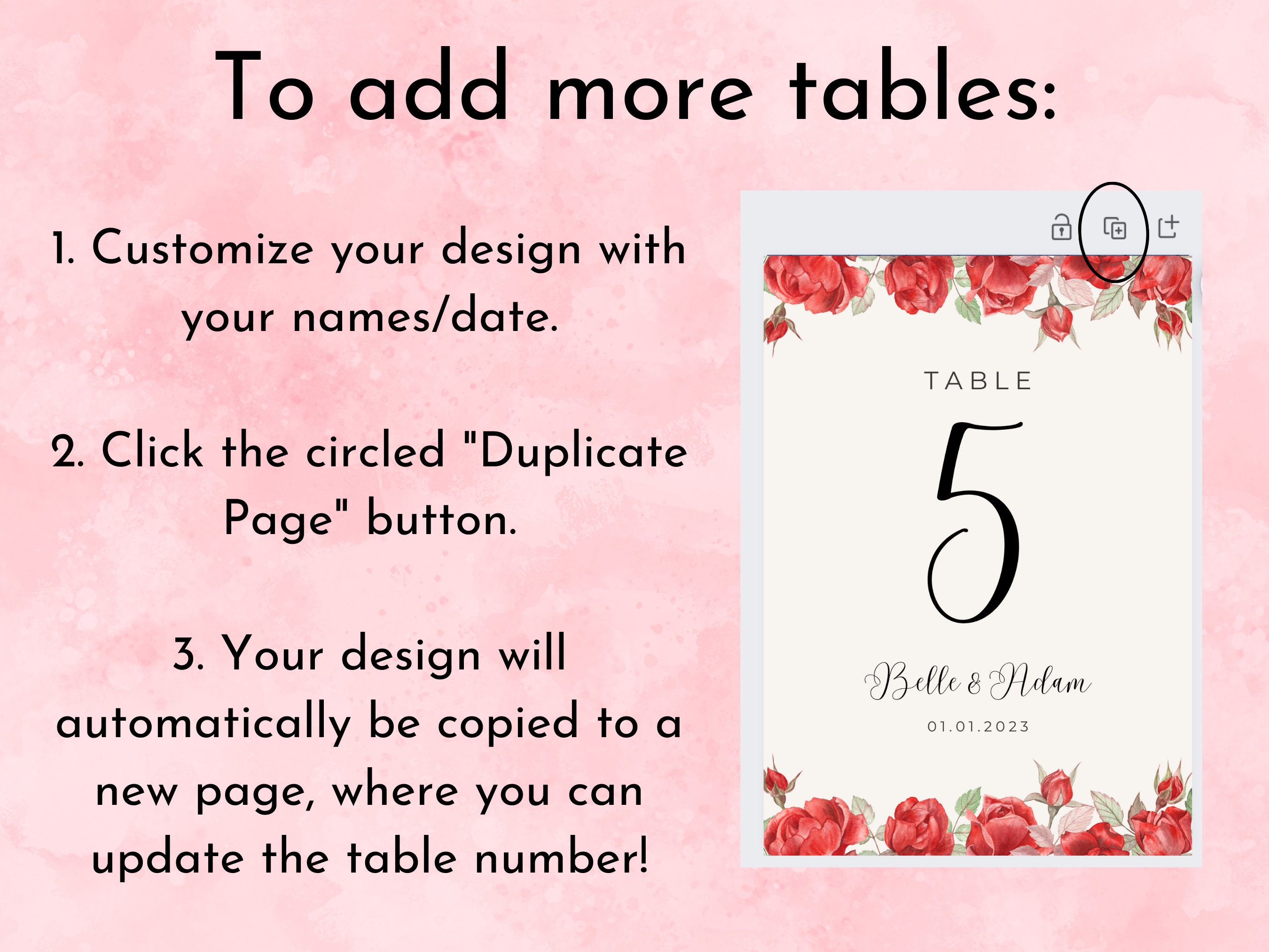 Editable Table Number Beauty and the Beast Fairytale Wedding - Etsy