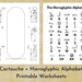 Ancient Egyptian Hieroglyphic Alphabet Cartouche Printable Worksheet ...