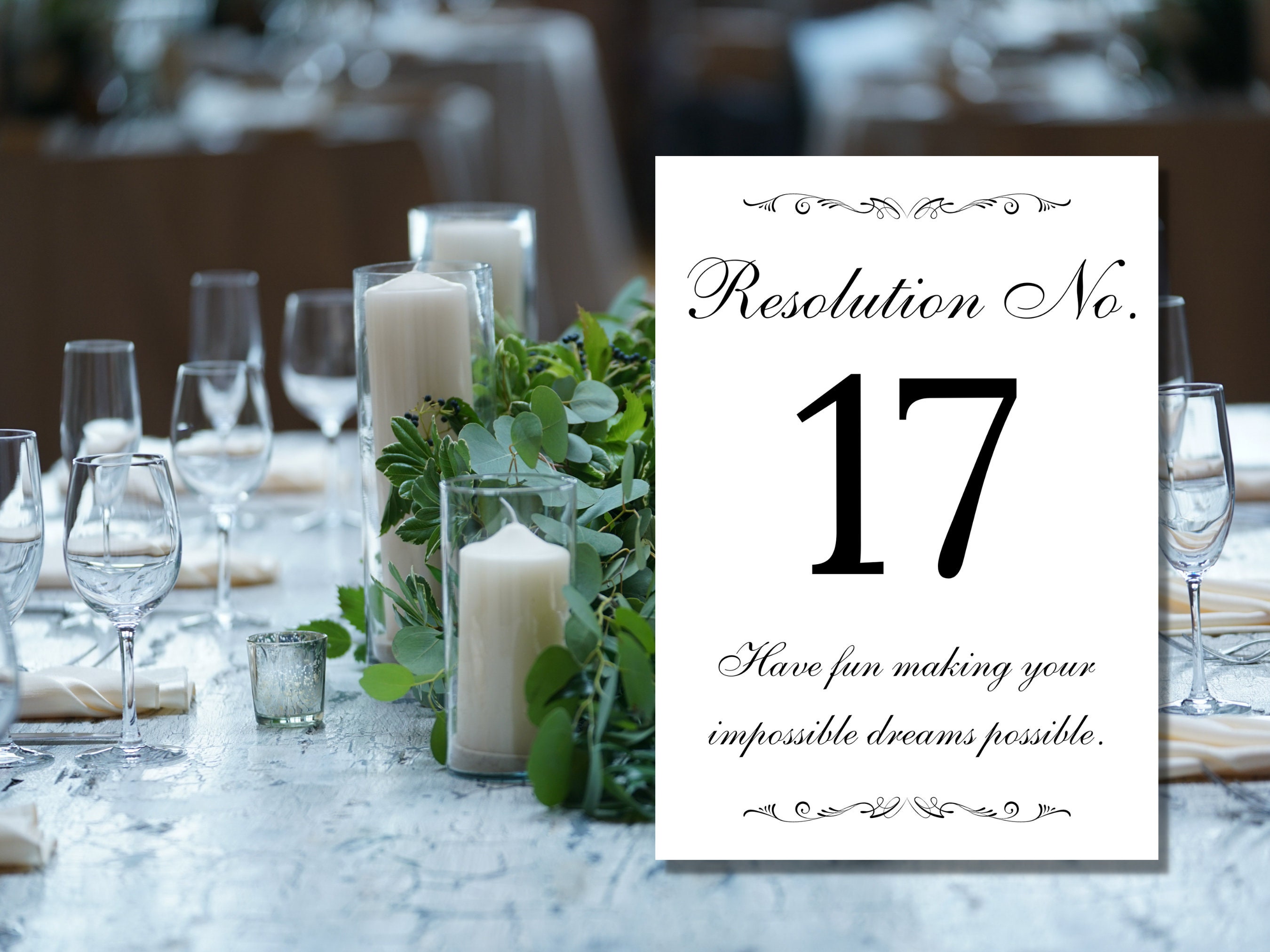 Editable NYE Table Numbers New Years Eve Wedding Printable Resolution ...