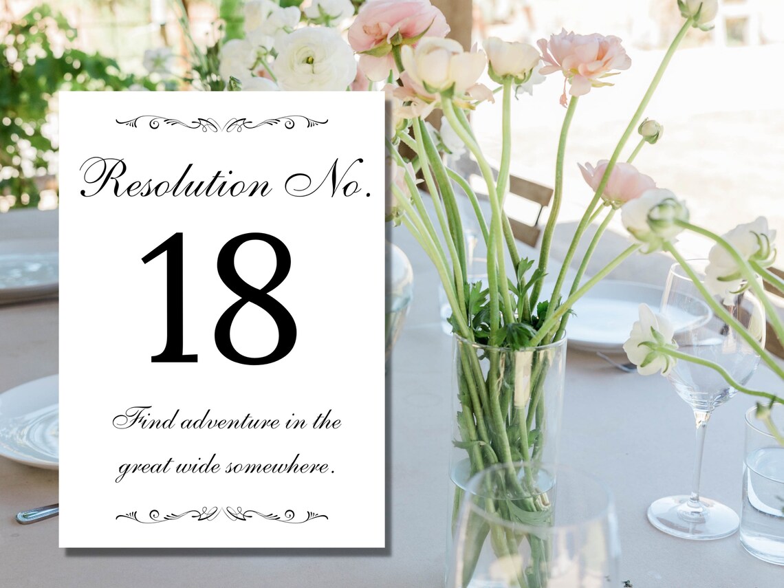 Editable NYE Table Numbers New Years Eve Wedding Printable Resolution ...