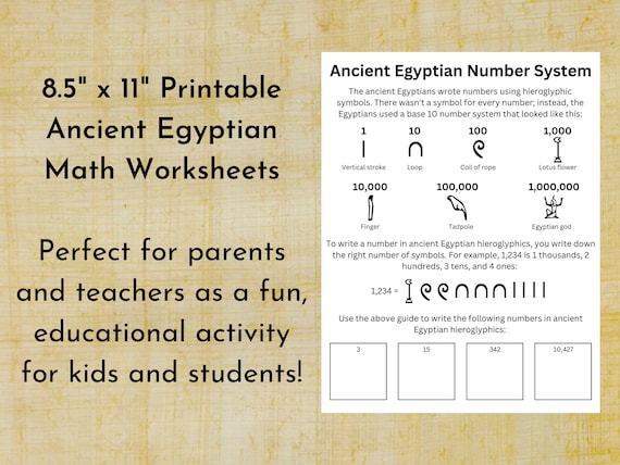 Ancient Egyptian Mathematics