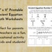 Ancient Egyptian Math Printable Worksheet | Kids Ancient Egypt School ...
