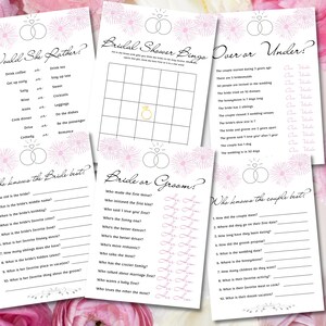 Editable Bridal Shower Games | Fairytale Princess Fireworks Bridal ...